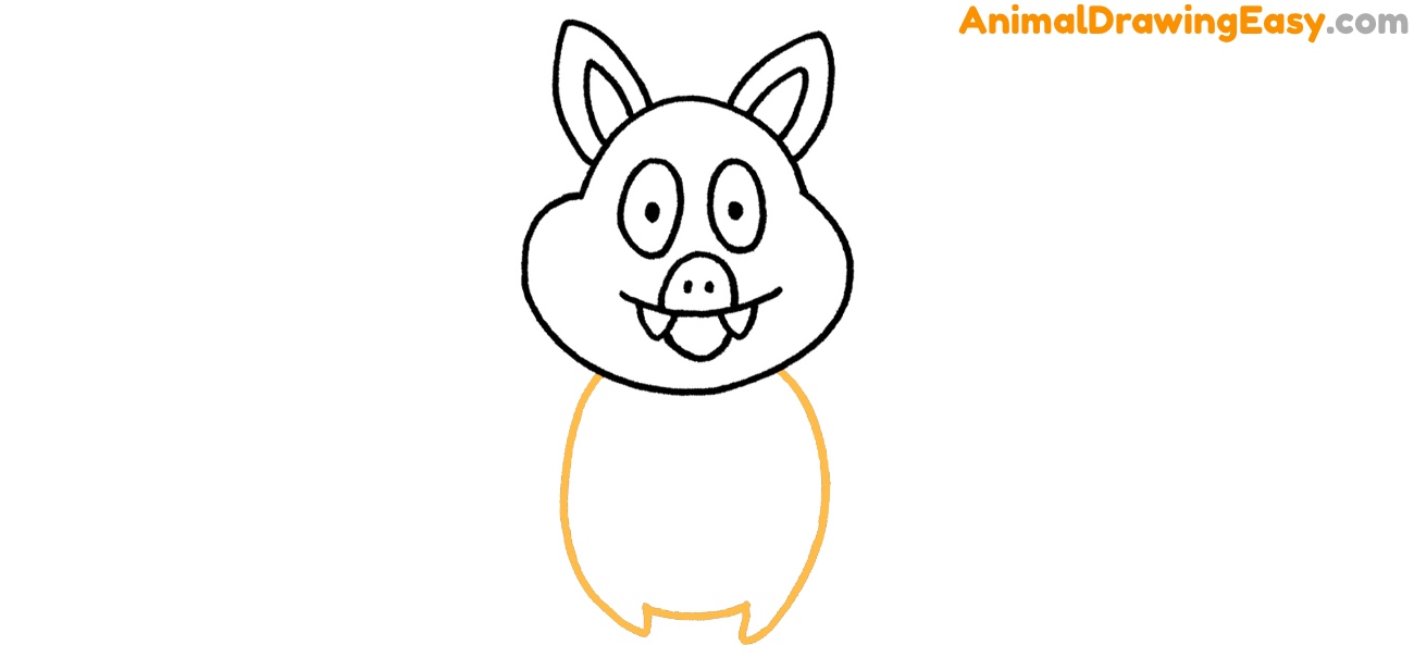How to Draw a Bat - Animaldrawingeasy.com